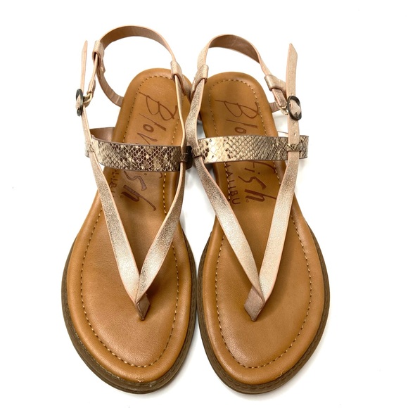 Blowfish | Shoes | Blowfish Rose Gold Berg Sandal | Poshmark